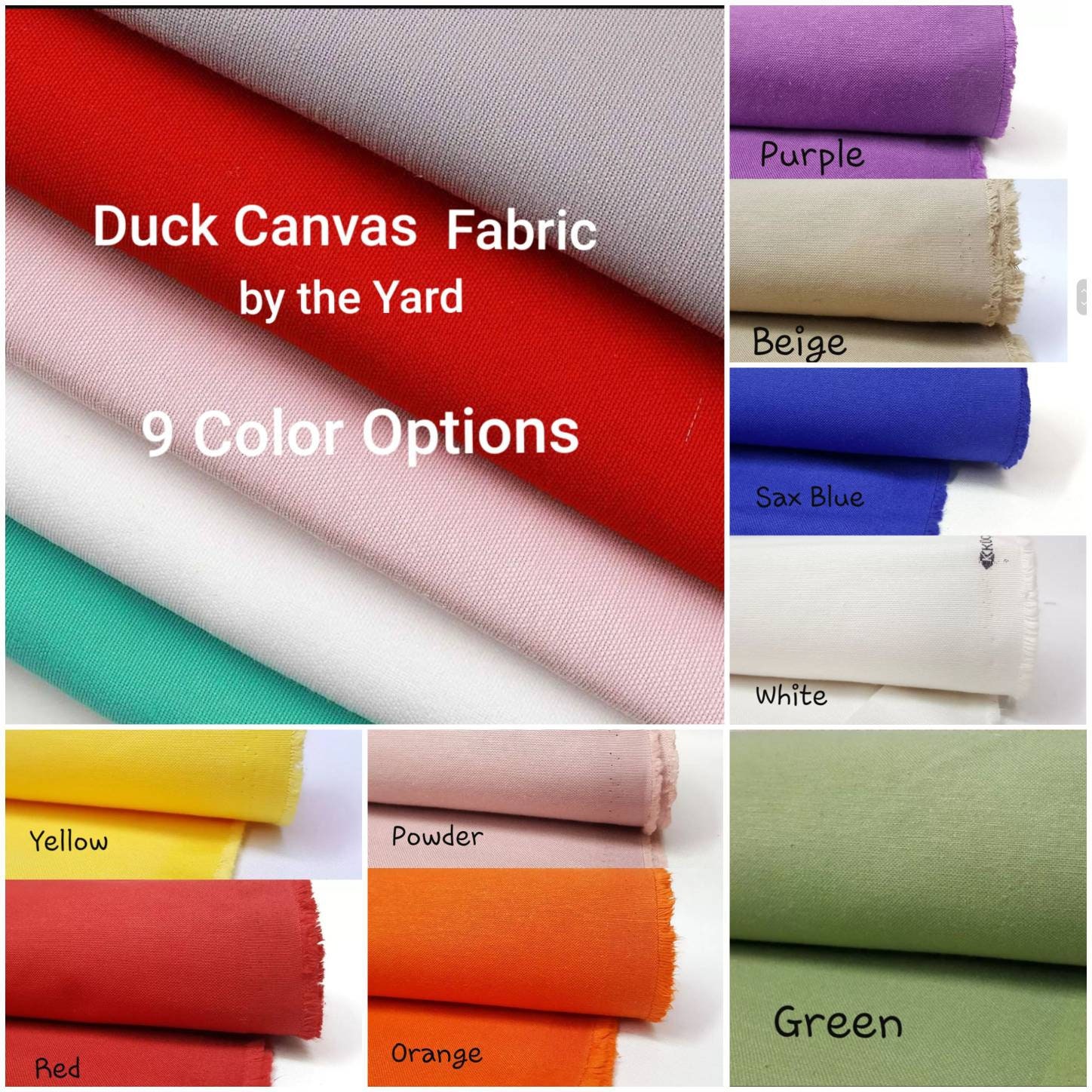 Duck Linen Fabric Cotton Duck Canvas Natural Fabric Stain - Etsy