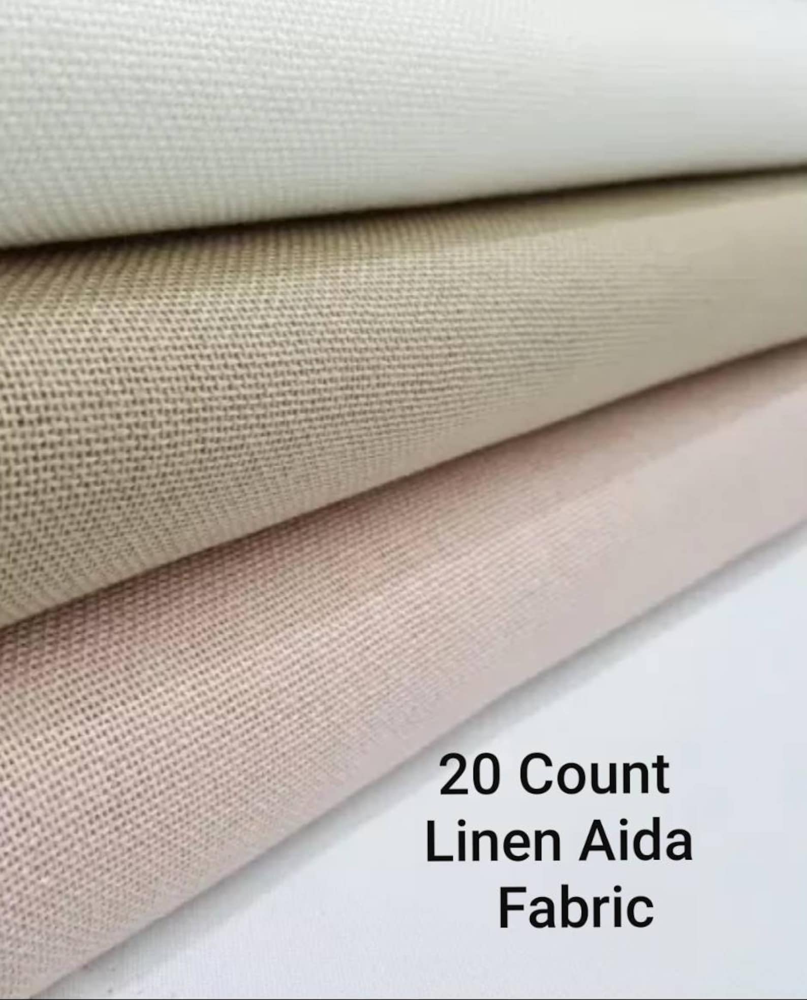20ct Soft Linen Aida Fabric Fabric to Stitch Aida Cloth - Etsy
