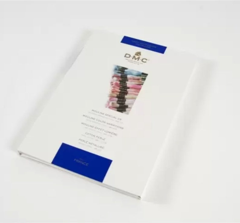 DMC Colour Cart With Thread Samples DMC Thread Color Card - Etsy