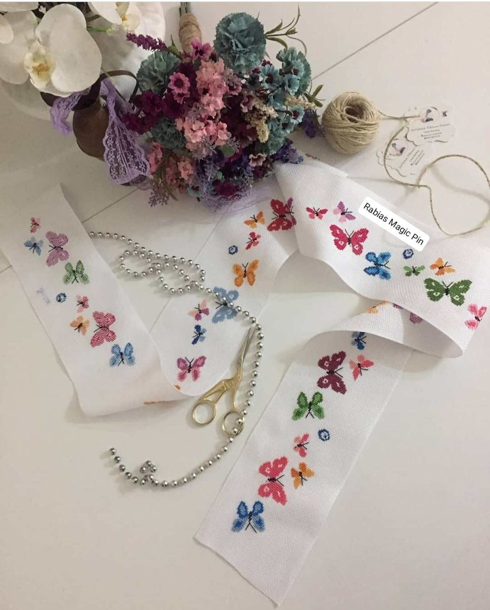 16 Count Aida Band Cross Stitch and Embroidery Band 10 Meter - Etsy