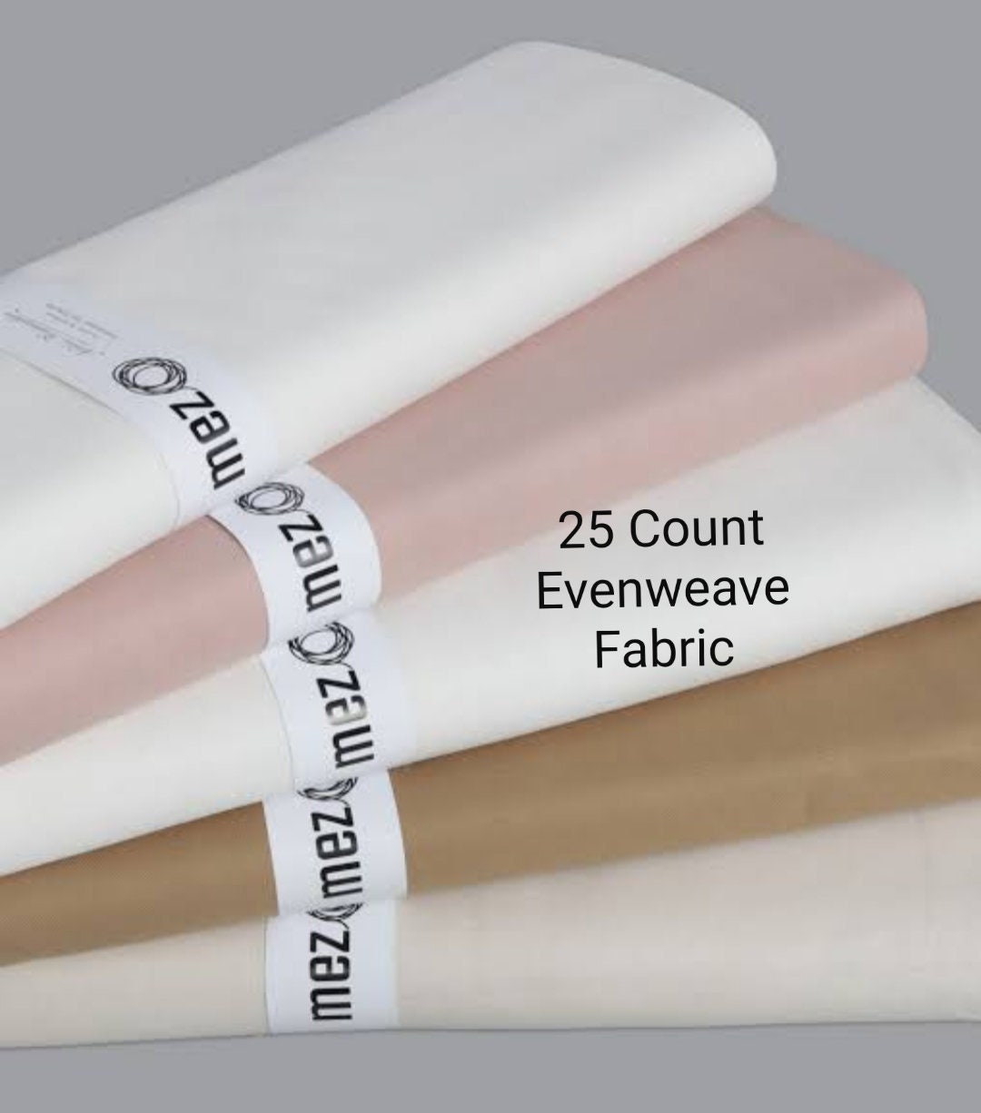 25 Count Evenweave Fabric: 100% Cotton Needlework Cloth - Etsy