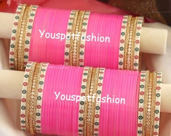 Punjabi Chooda Pink - Etsy