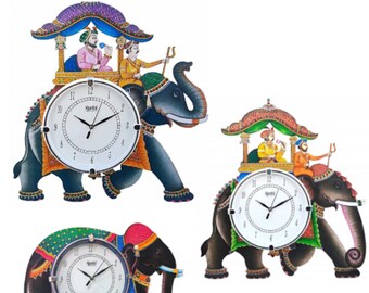 Indian Wall Clock - Etsy