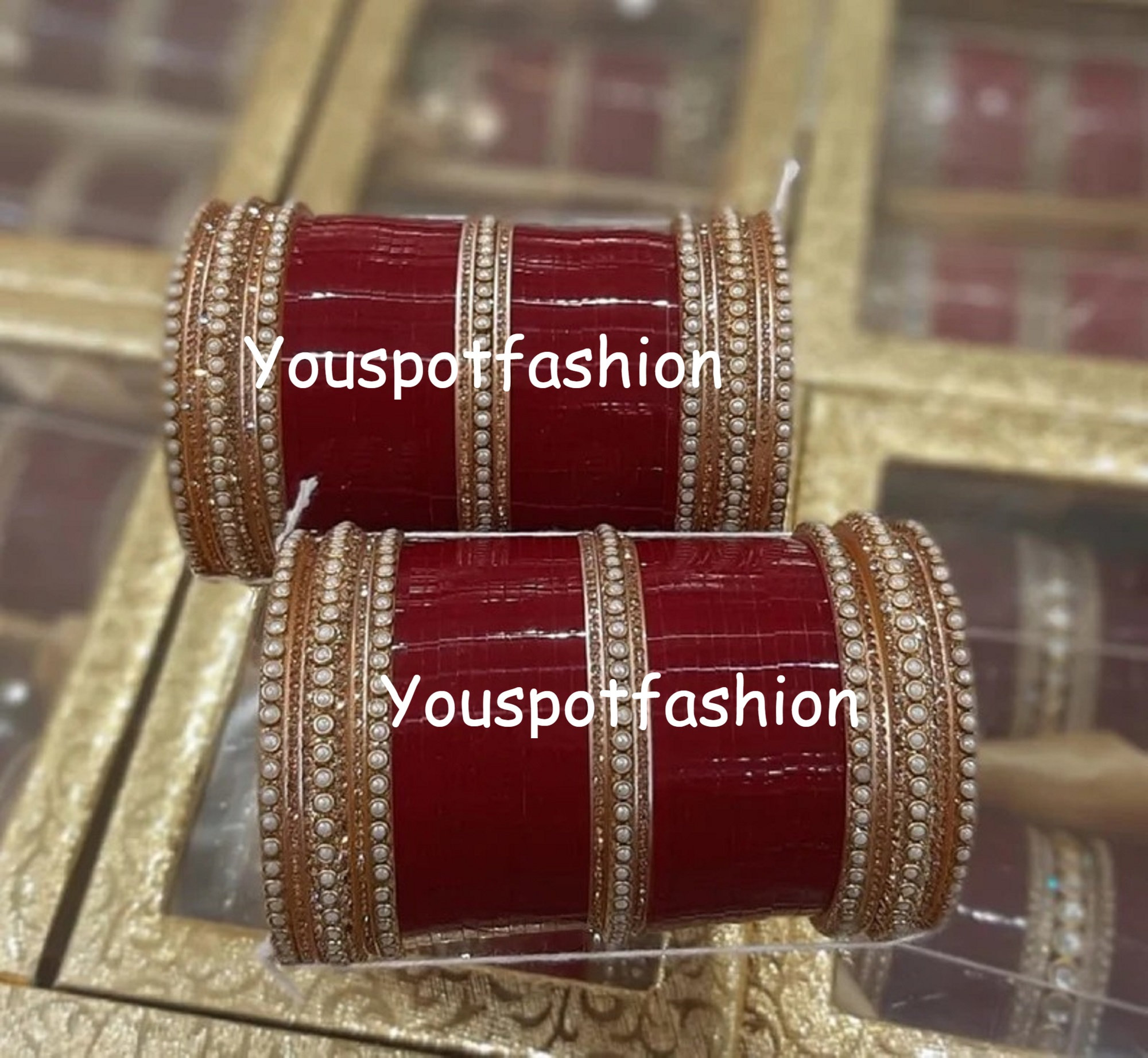 Pink Chura Bridal Choora Indian Chooda Wedding Jewelry Punjabi Bridal ...