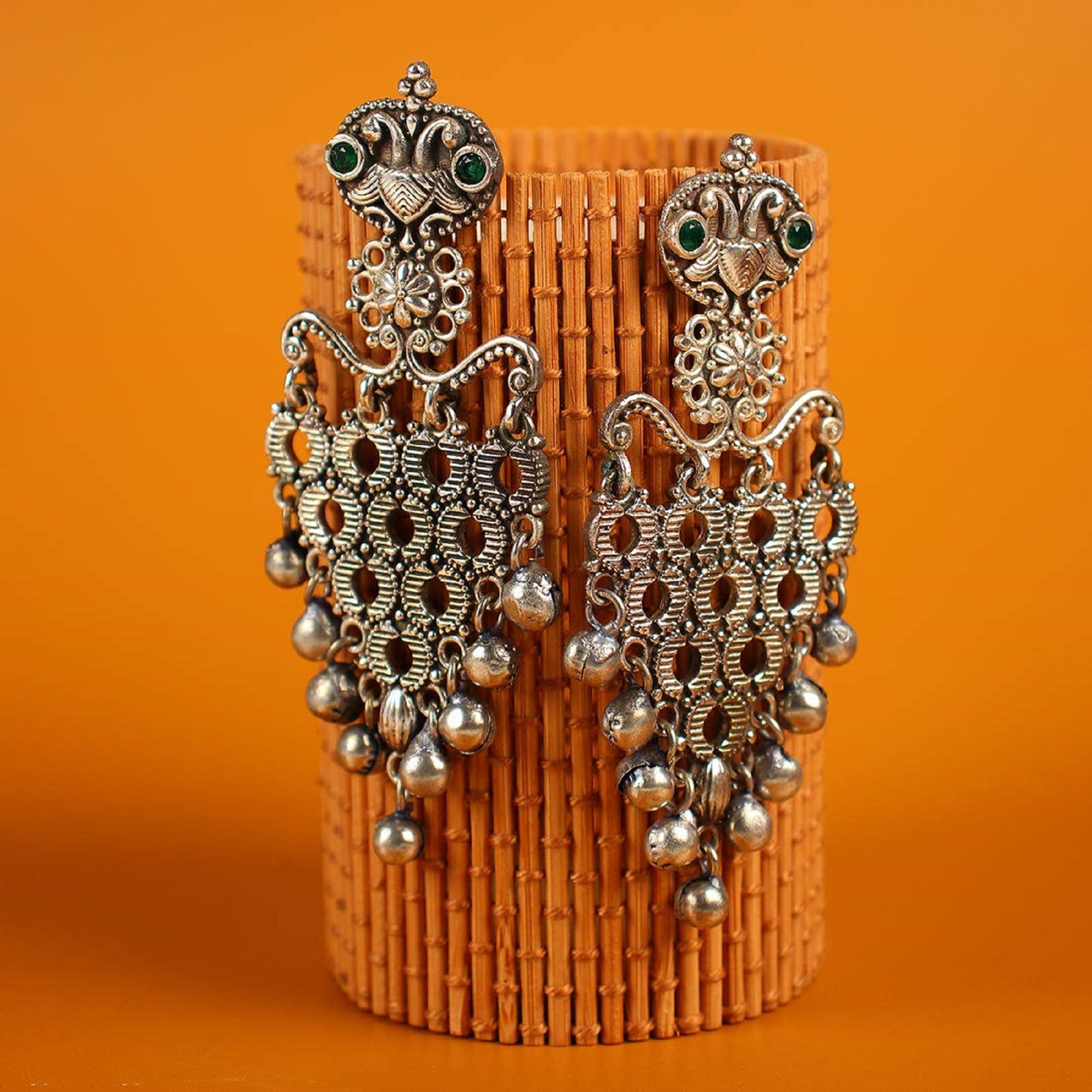 Indian Oxidized Earrings Set Ethnic Tribal Oxidized Silver | Etsy