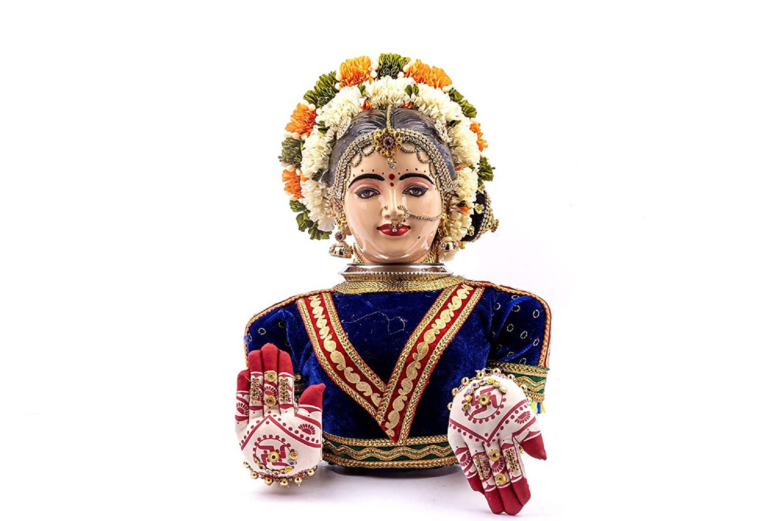 Maa Gauri Devi Face Indian Goddess Face Showpiece Indian | Etsy