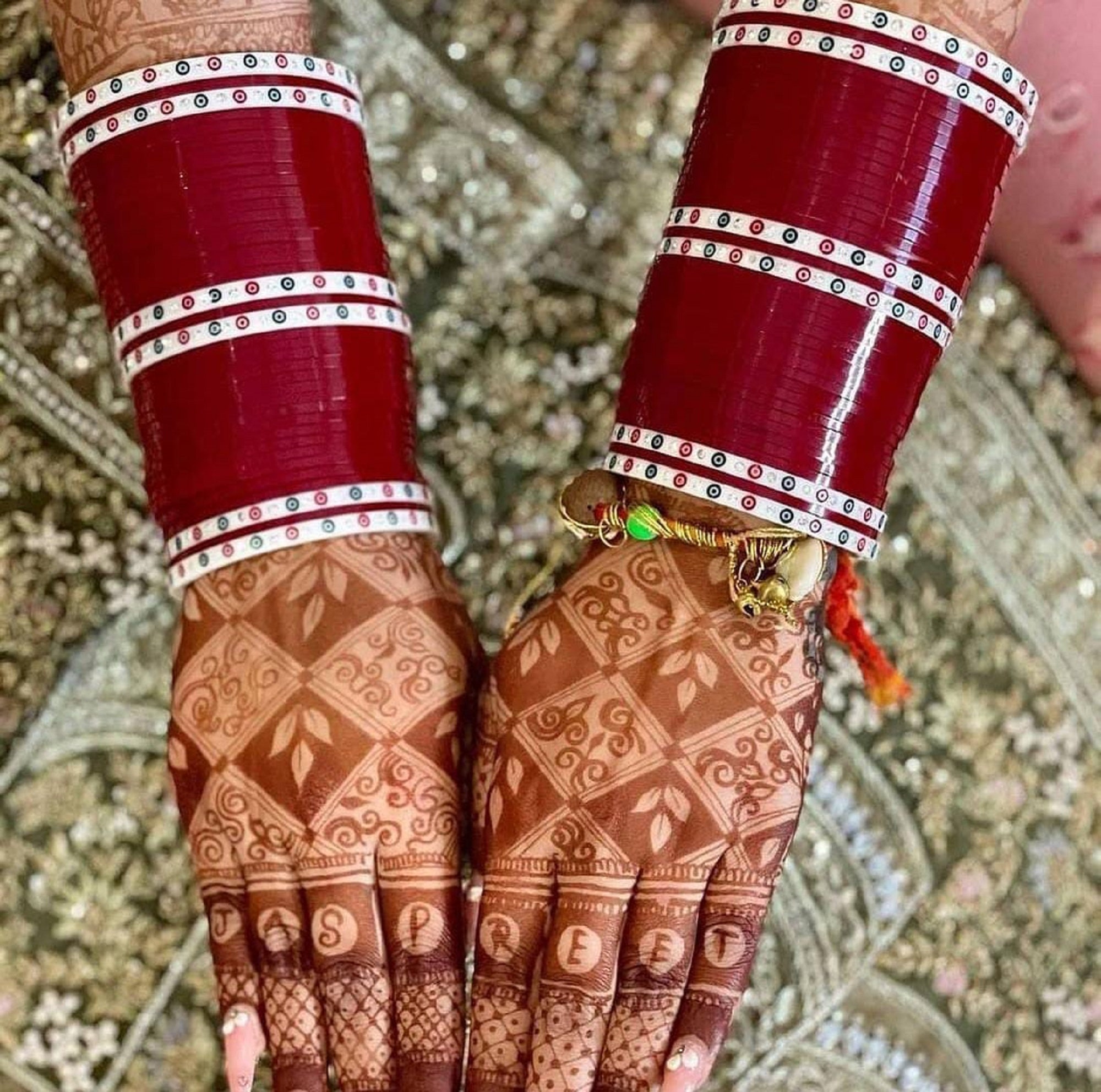 Wedding Bridal Chuda Red Chura Designer Chura Dulhan Chuda | Etsy