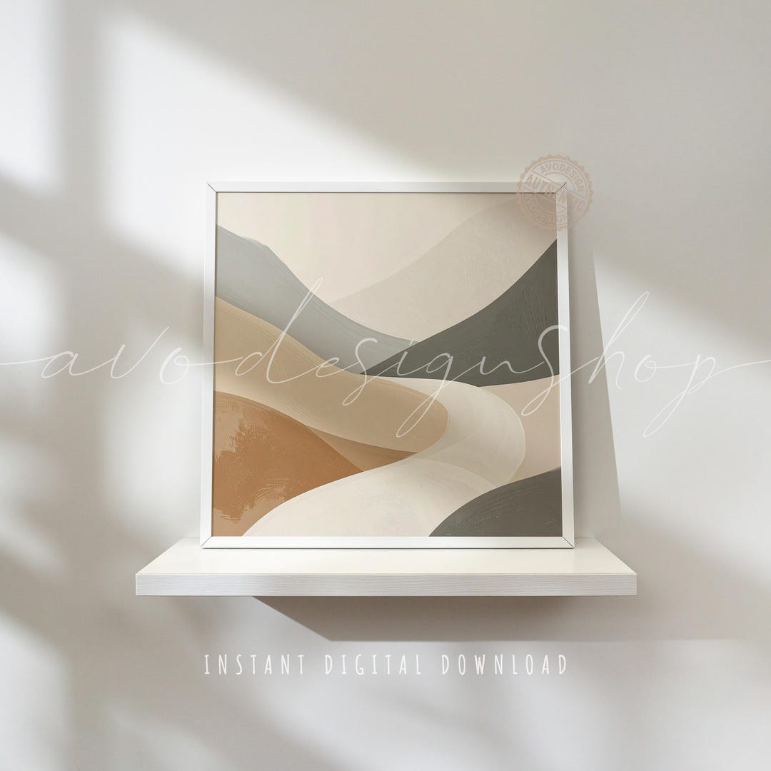 White Metal Square Frame Mockup, 1X1 Ratio Modern Metal Frame Mockup ...