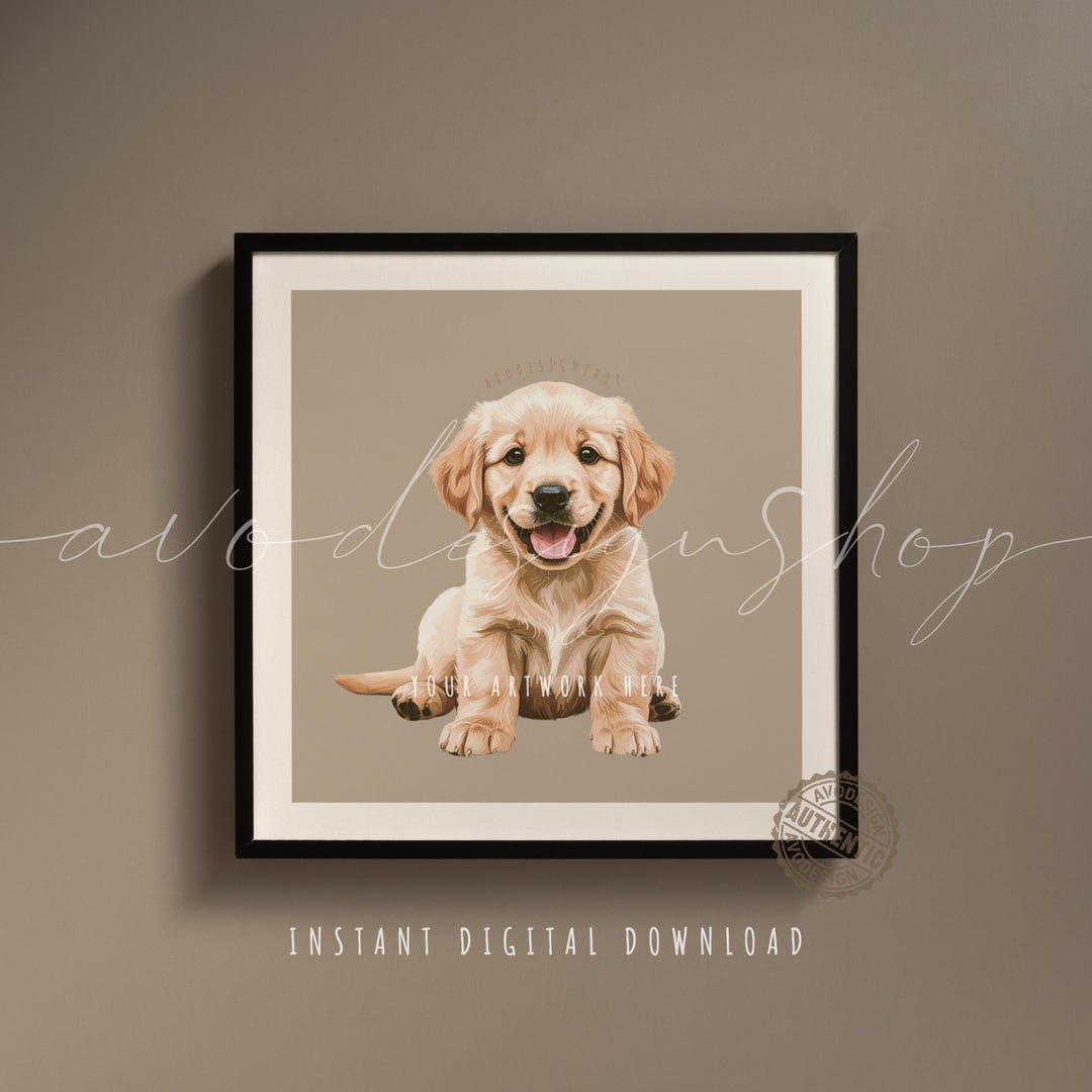 Black Metal Square Frame Mockup, Modern Metal Frame, Square Poster ...