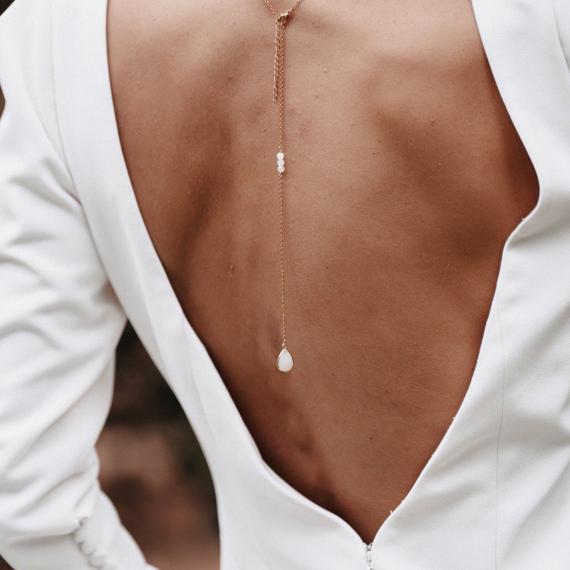 Back Necklace - Etsy