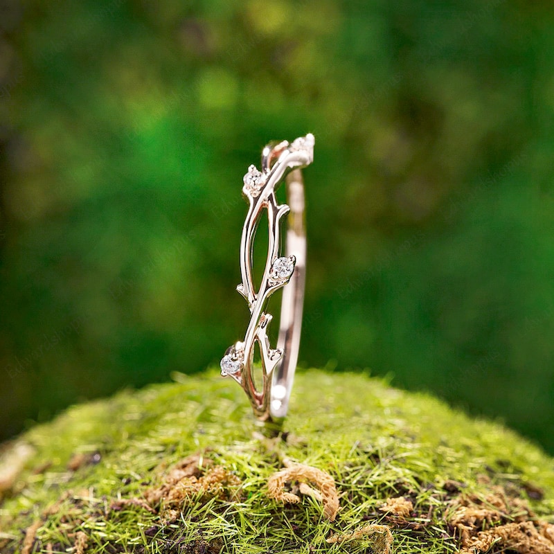 Half Band Diamond Rings - Etsy
