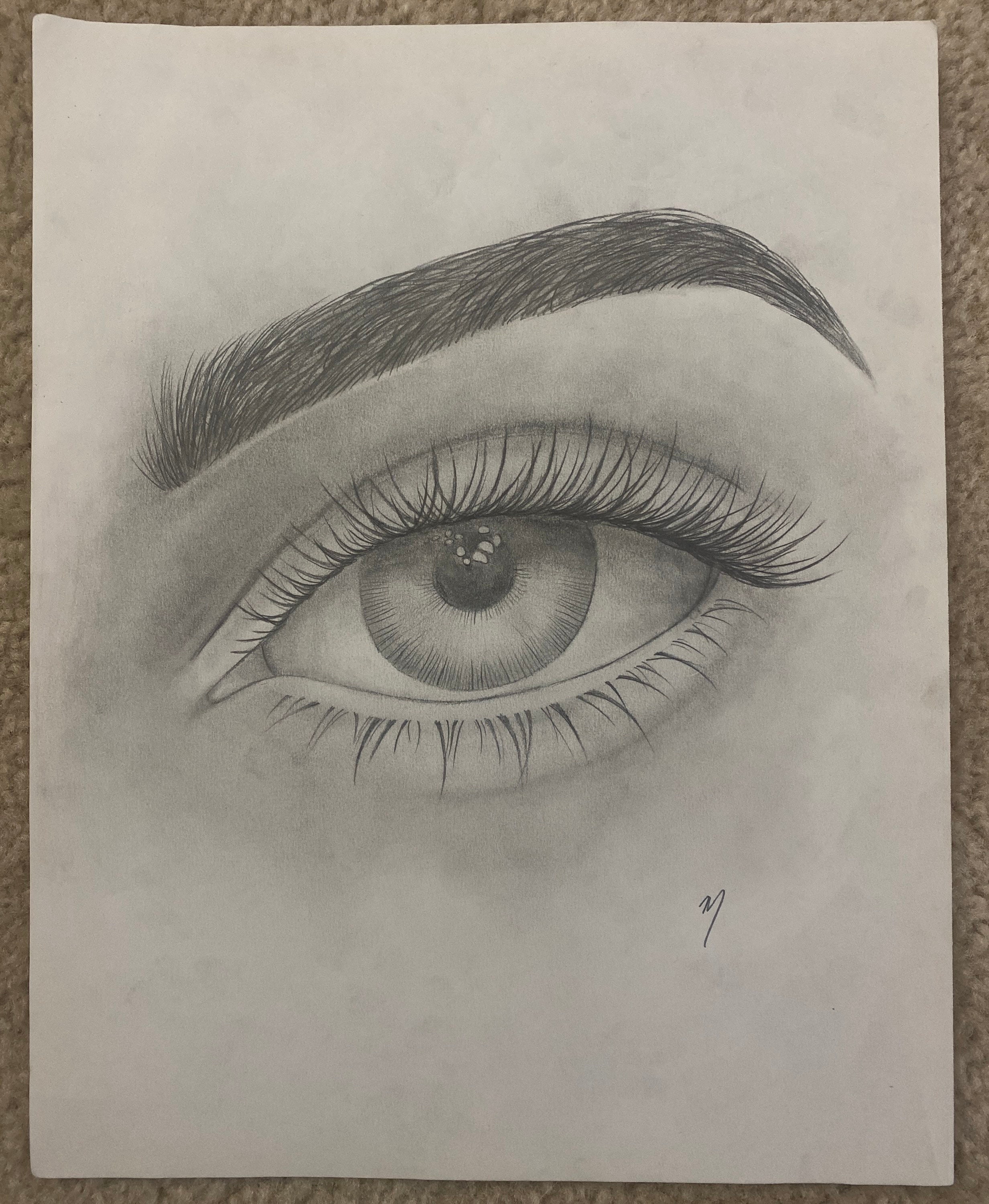Eye Drawings In Pencil