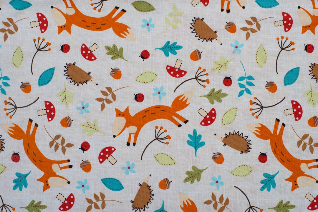 Fox and Friends by Susan Wheeler for Northcott - Etsy