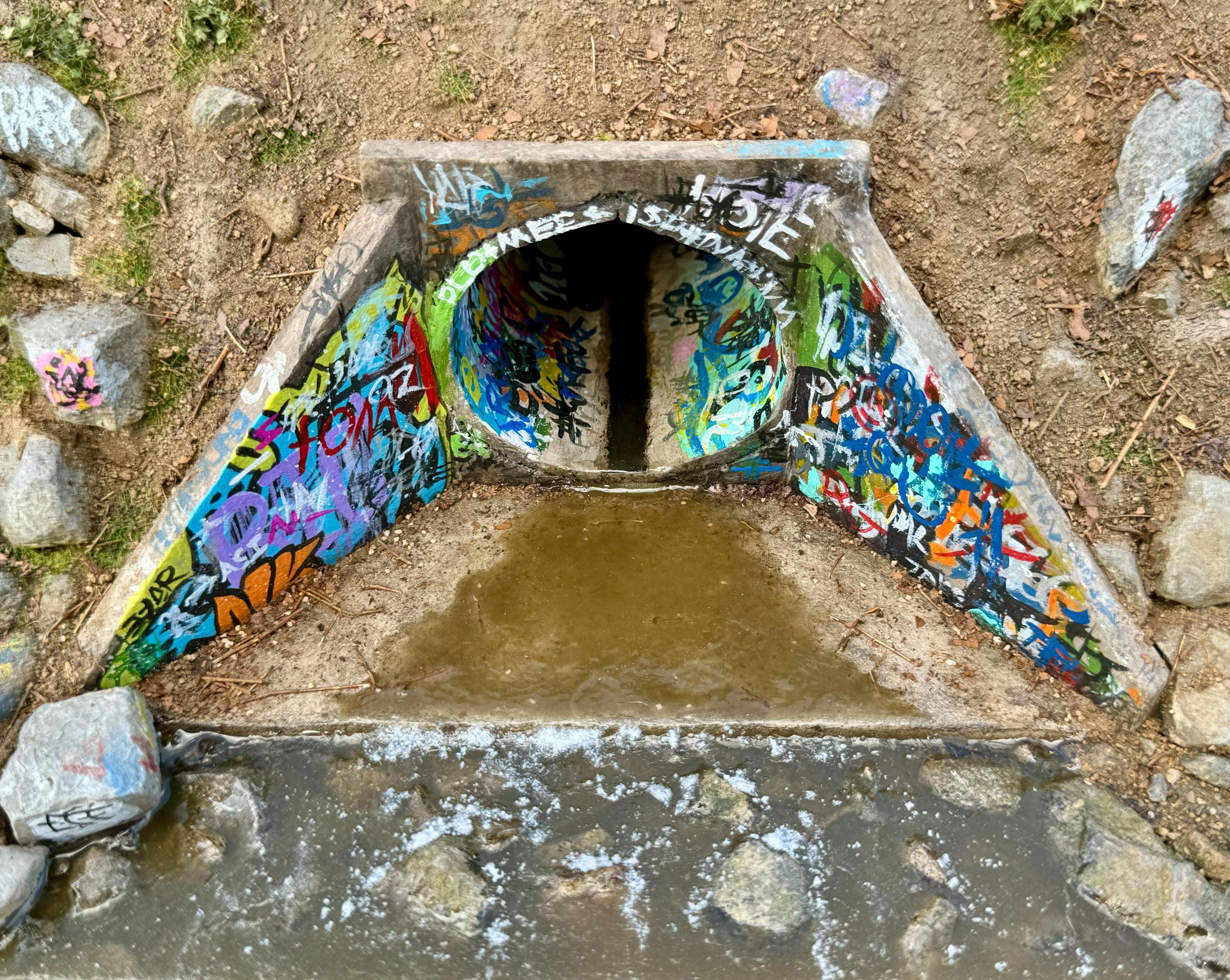 Graffiti Sewer Tunnel Diorama - Etsy