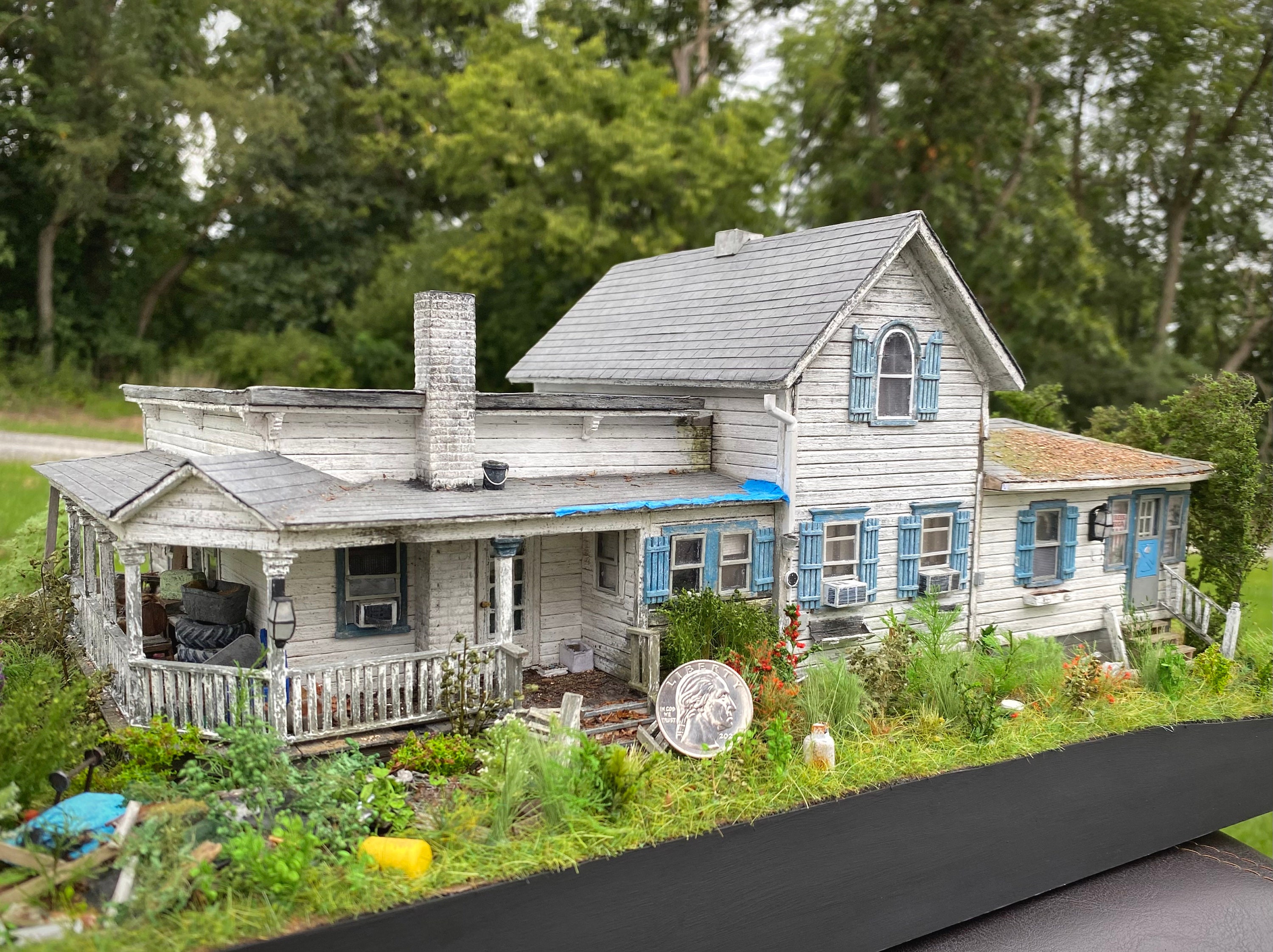 Hyper Realistic Abandoned House Diorama - Etsy
