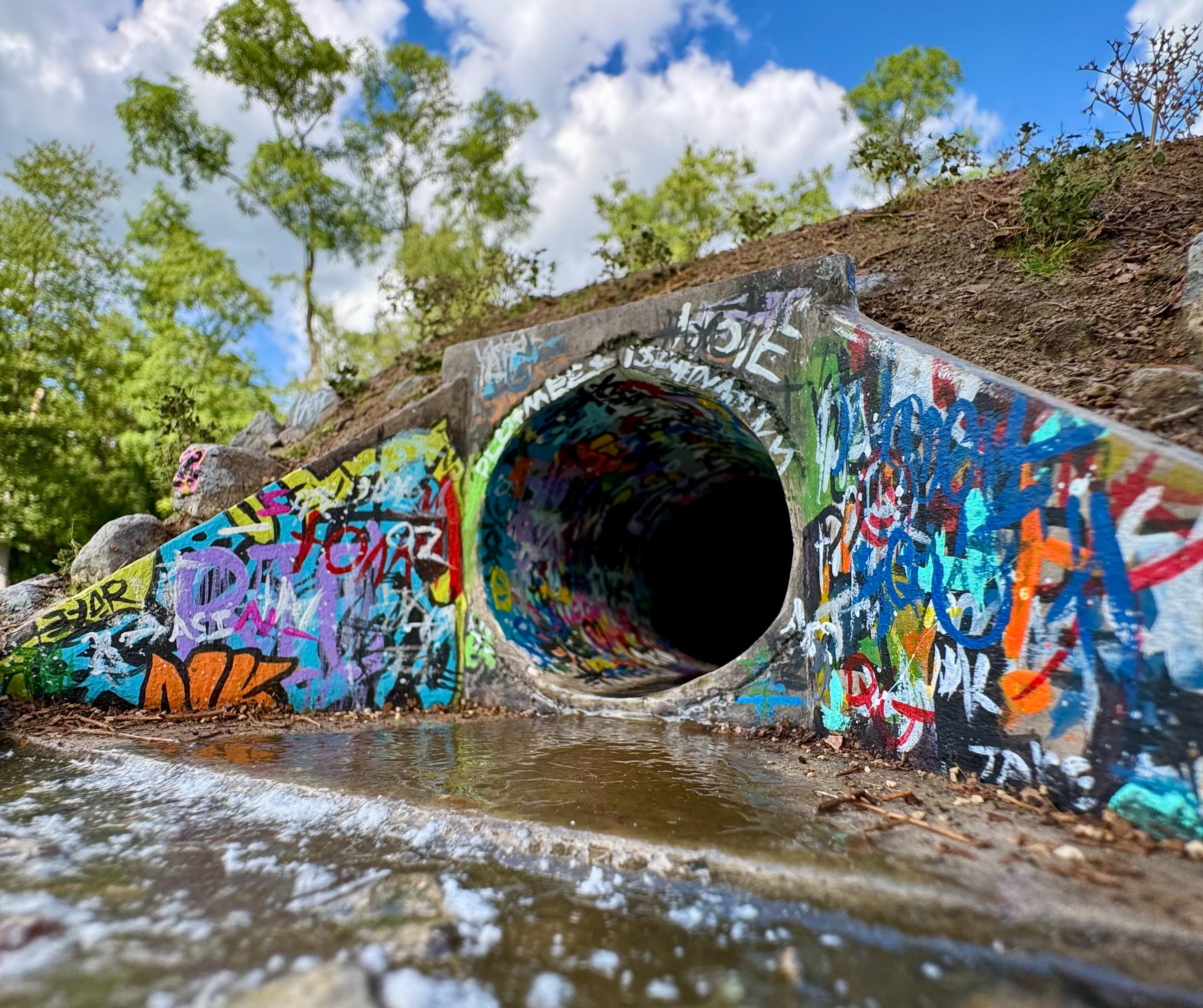 Graffiti Sewer Tunnel Diorama - Etsy