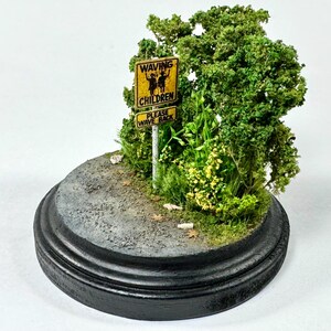 Waving Children Sign Diorama - Etsy