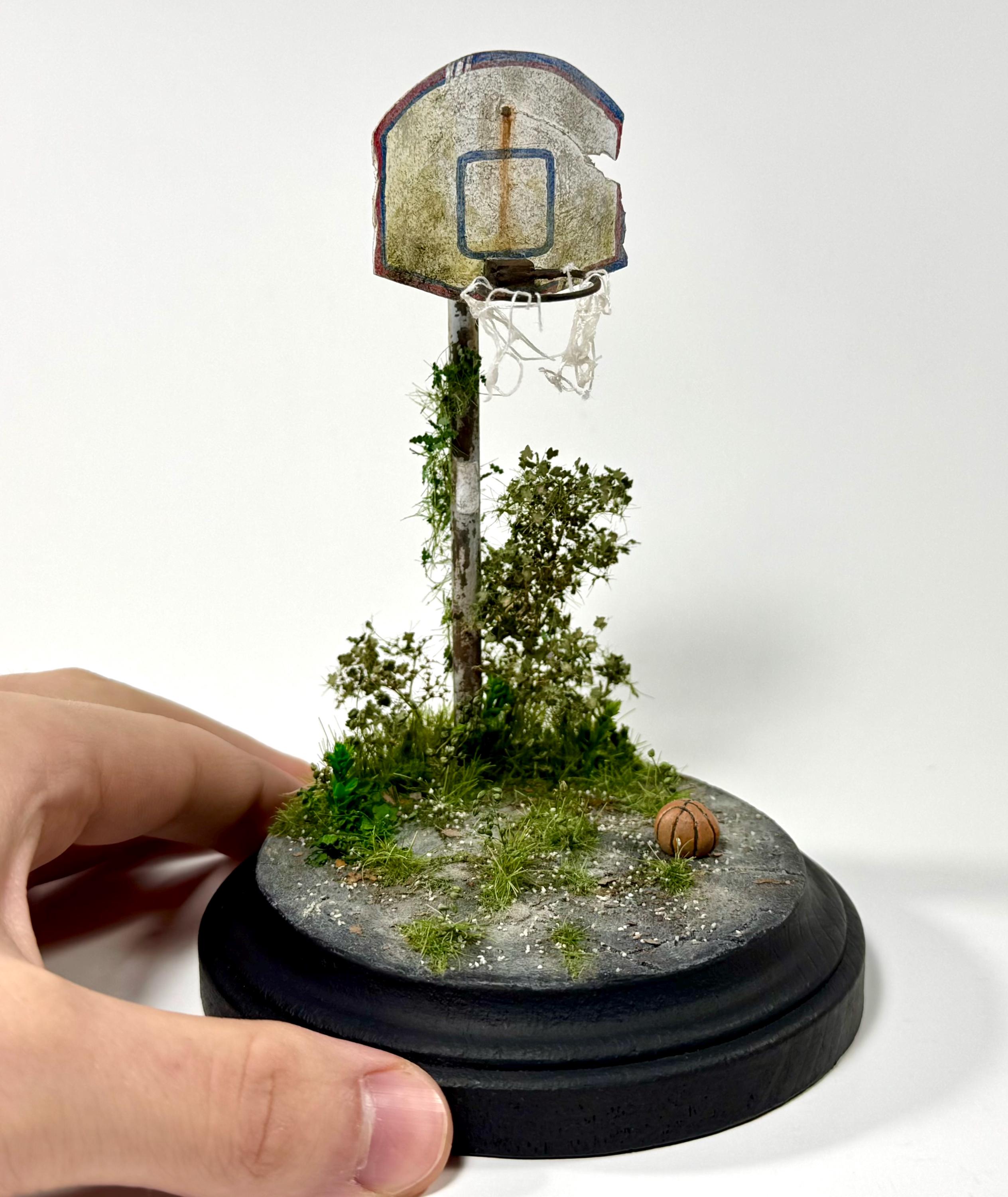 Abandoned Basketball Hoop Miniature Diorama - Etsy