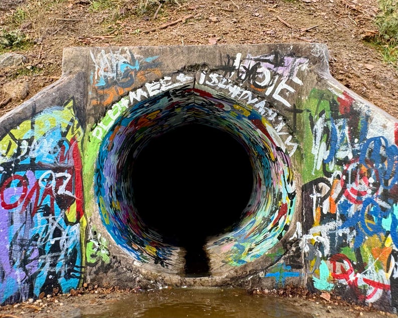 Graffiti Sewer Tunnel Diorama - Etsy