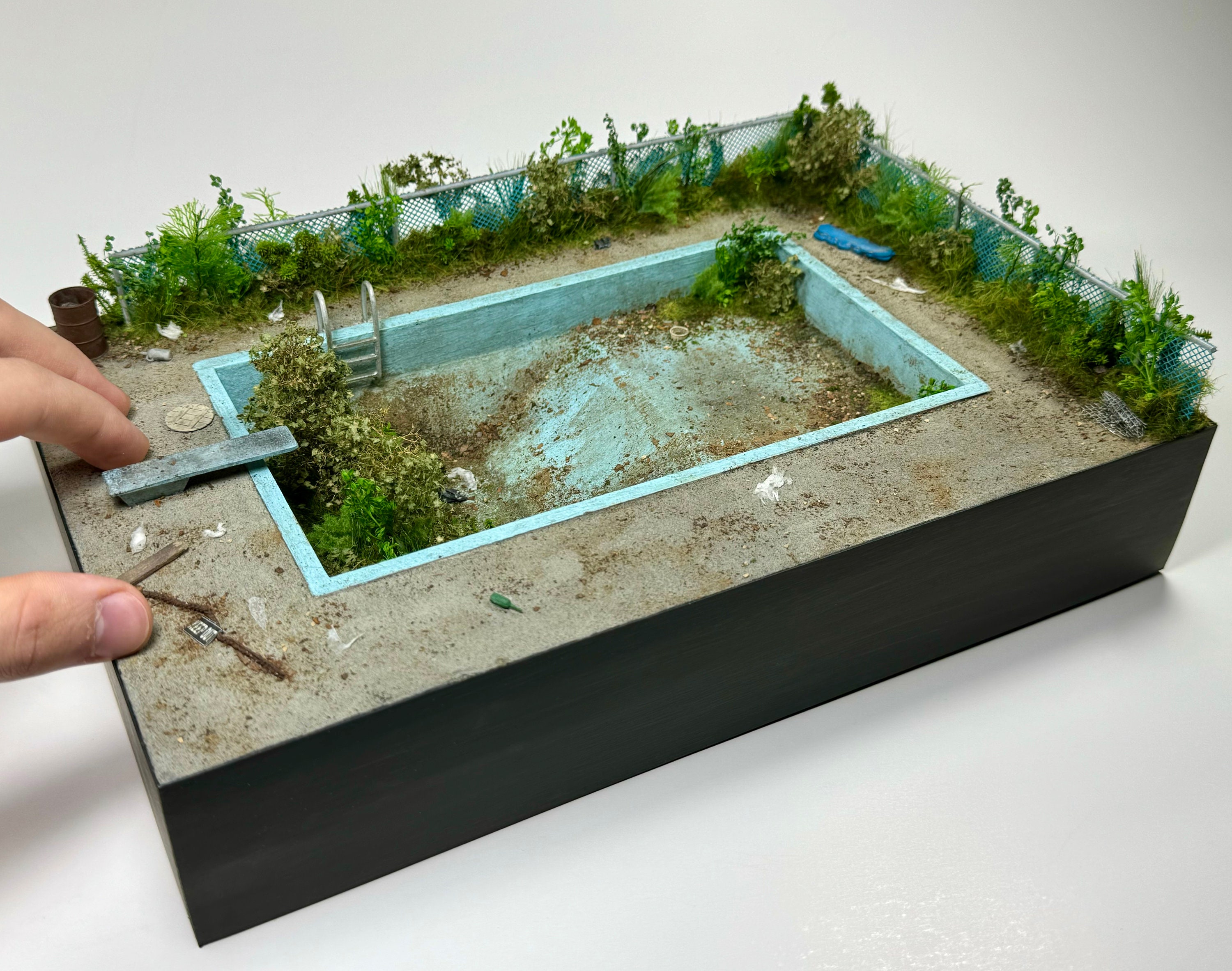 Abandoned Pool Diorama - Etsy