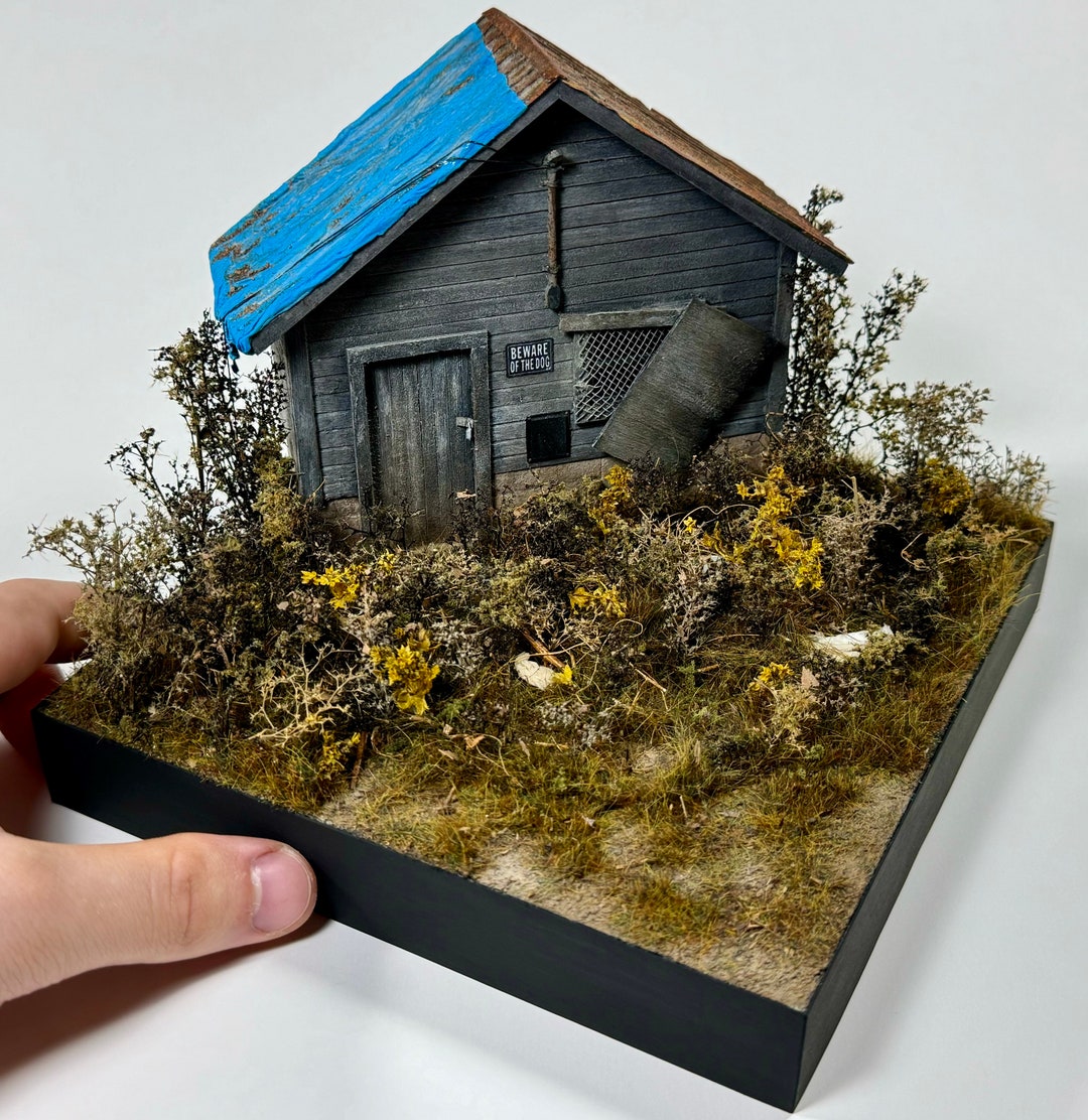 The Dogs Old Shack Diorama - Etsy