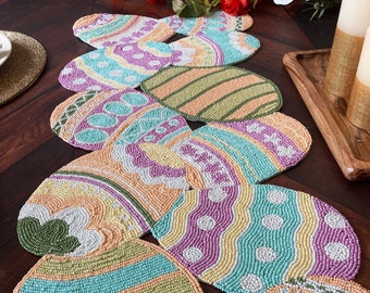 Beaded Table Runner | Etsy