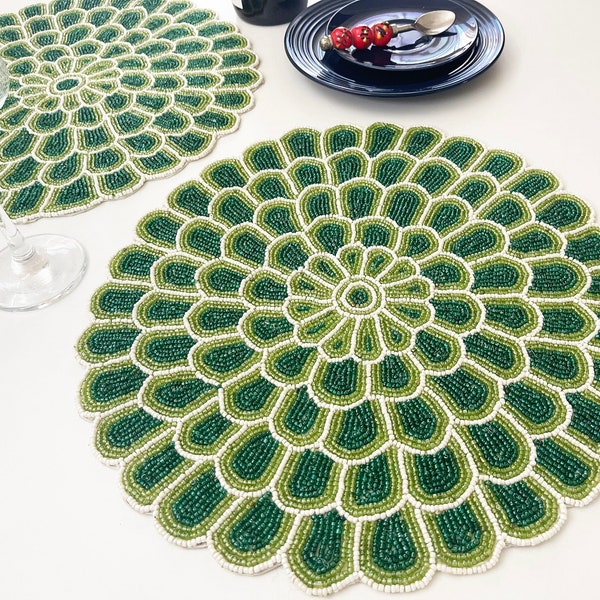 Green Placemats - Etsy