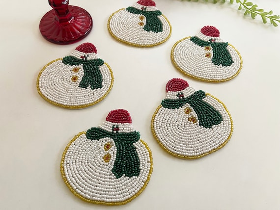 Christmas coaster sets store