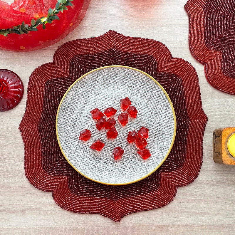 Red Placemat - Etsy