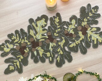 Leaf Table Runner | Etsy