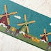 Handmade Beaded Table Runner Dutch Klompen Windmills and - Etsy