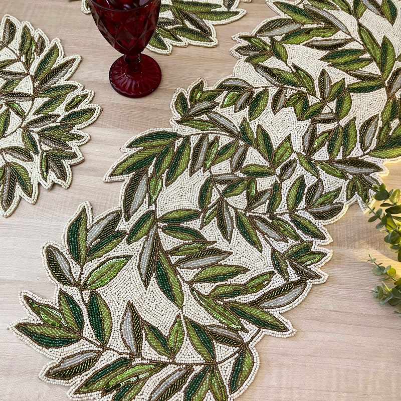 Leaf Table Runner - Etsy