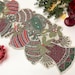 Handmade Christmas Table Runner, Beaded Runner, Centerpiece Multi ...