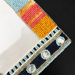 Handmade Beaded Photo Frame, 7x5 Inch, Multicolour, Bead and Sequins - Etsy