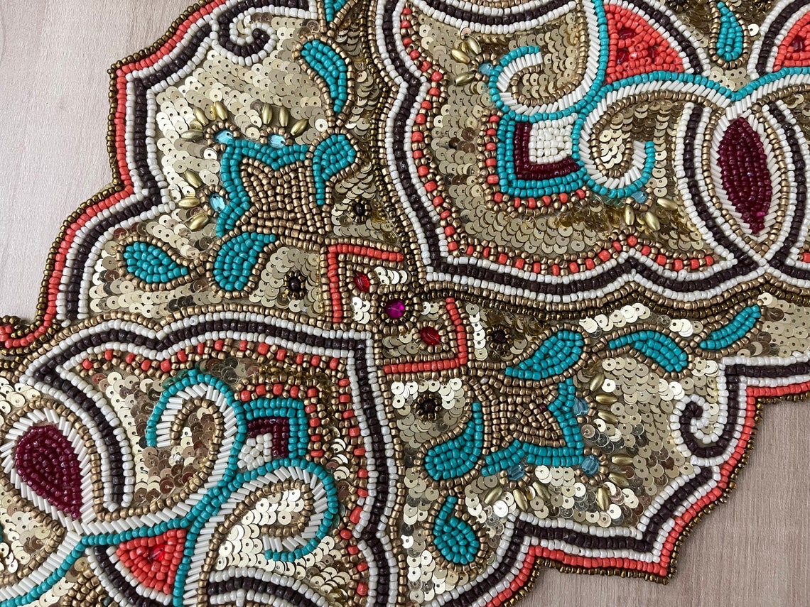 Handmade Table Runner Luxury Beaded Runner Centerpiece - Etsy