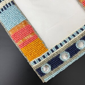 Handmade Beaded Photo Frame, 7x5 Inch, Multicolour, Bead and Sequins - Etsy