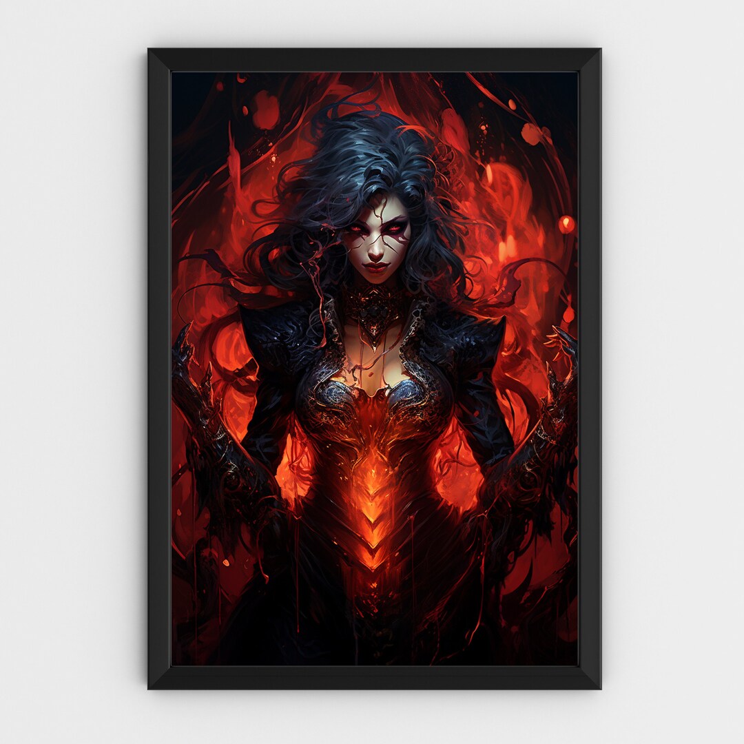 WARLOCK Art Print Poster Wall Art Wall Decor VERSION 2 - Etsy