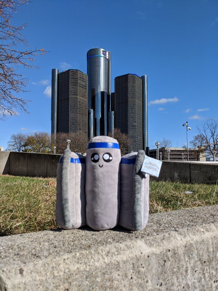 Animate Detroit Renaissance Center Plush Toy 9", Ages 3 & Up, Designer ...