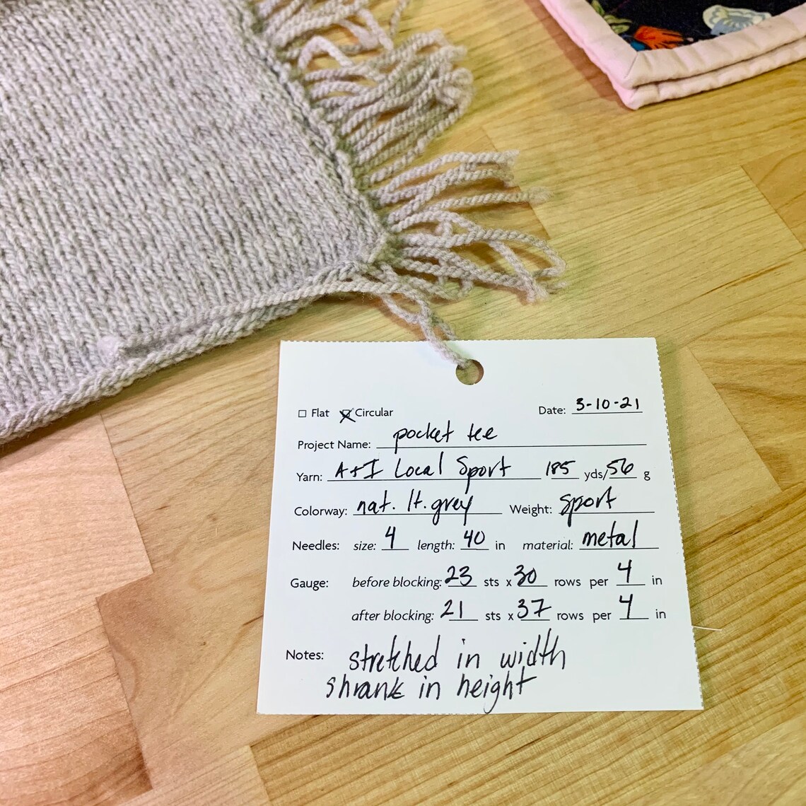 PRINTABLE Swatch Labels for Knitting Samples Mini Notecards for ...