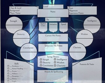 Dnd Sheet Space - Etsy