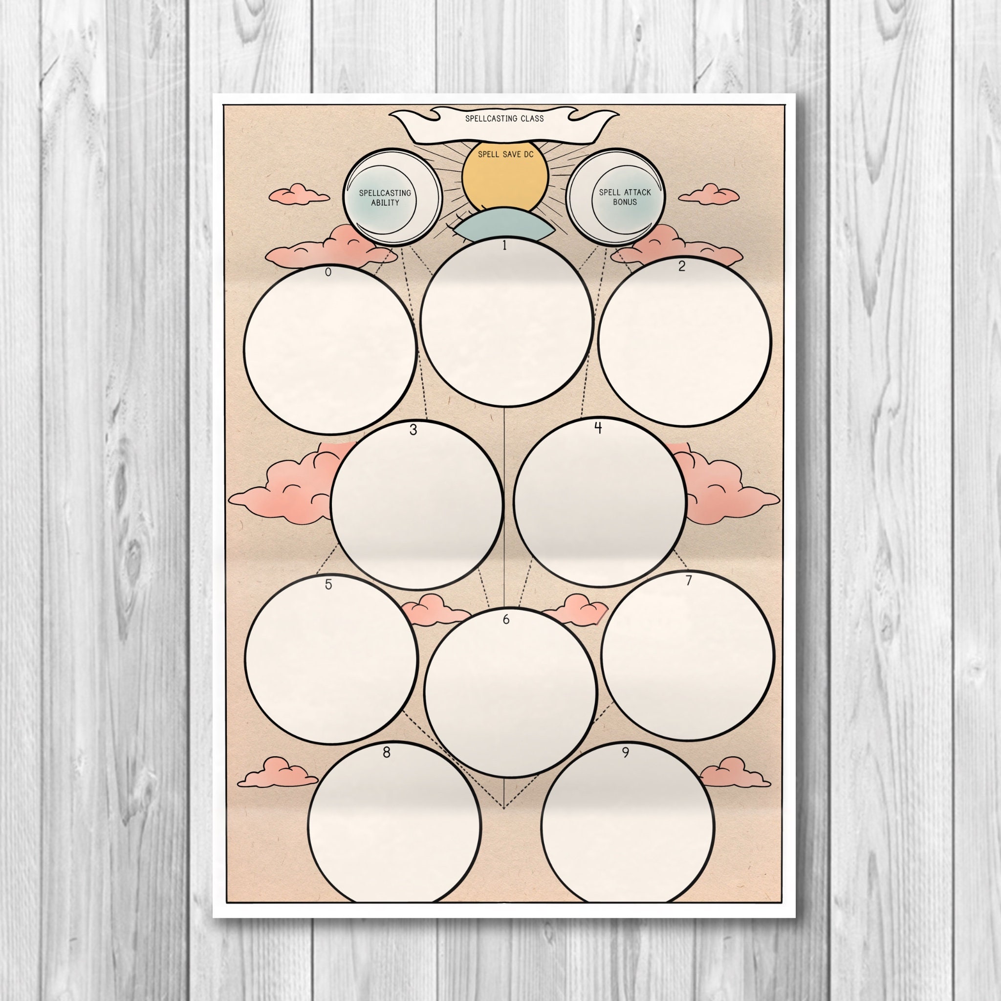 Dnd Character Sheet Dungeons and Dragons PDF - Etsy