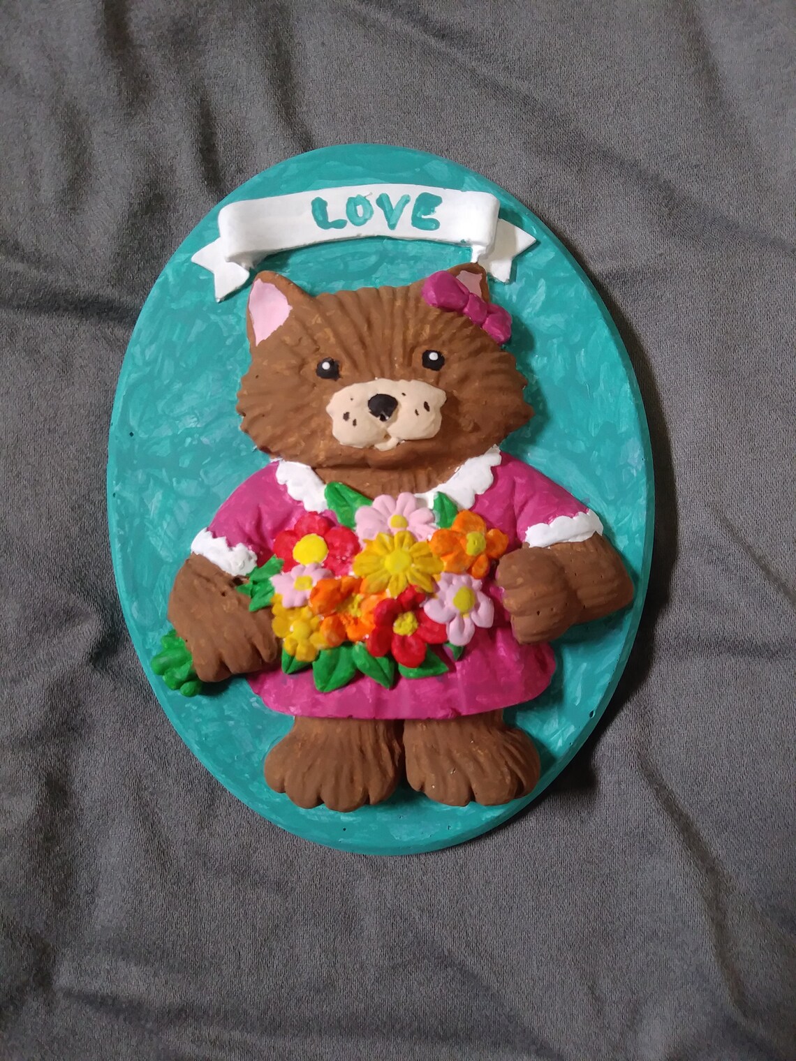 Teddy Bear Plate - Etsy
