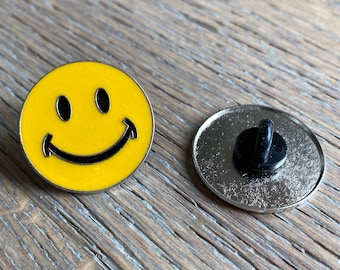 Smiley Face Pin | Etsy