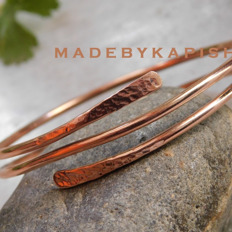 Copper Bangles - Etsy