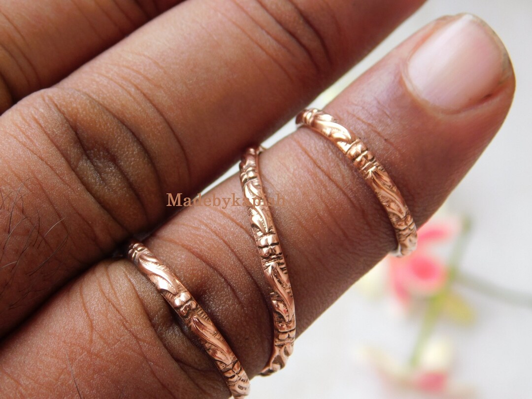 Pure Copper Splint Ring, Arthritis Joint Pain Relief Healing Ring Solid ...