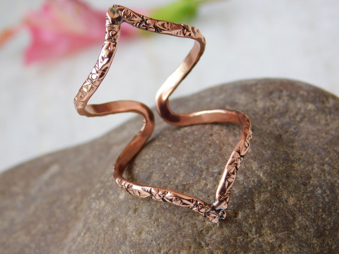 Copper Splint Ring: Arthritis & Hypermobility Support Jewelry - Etsy