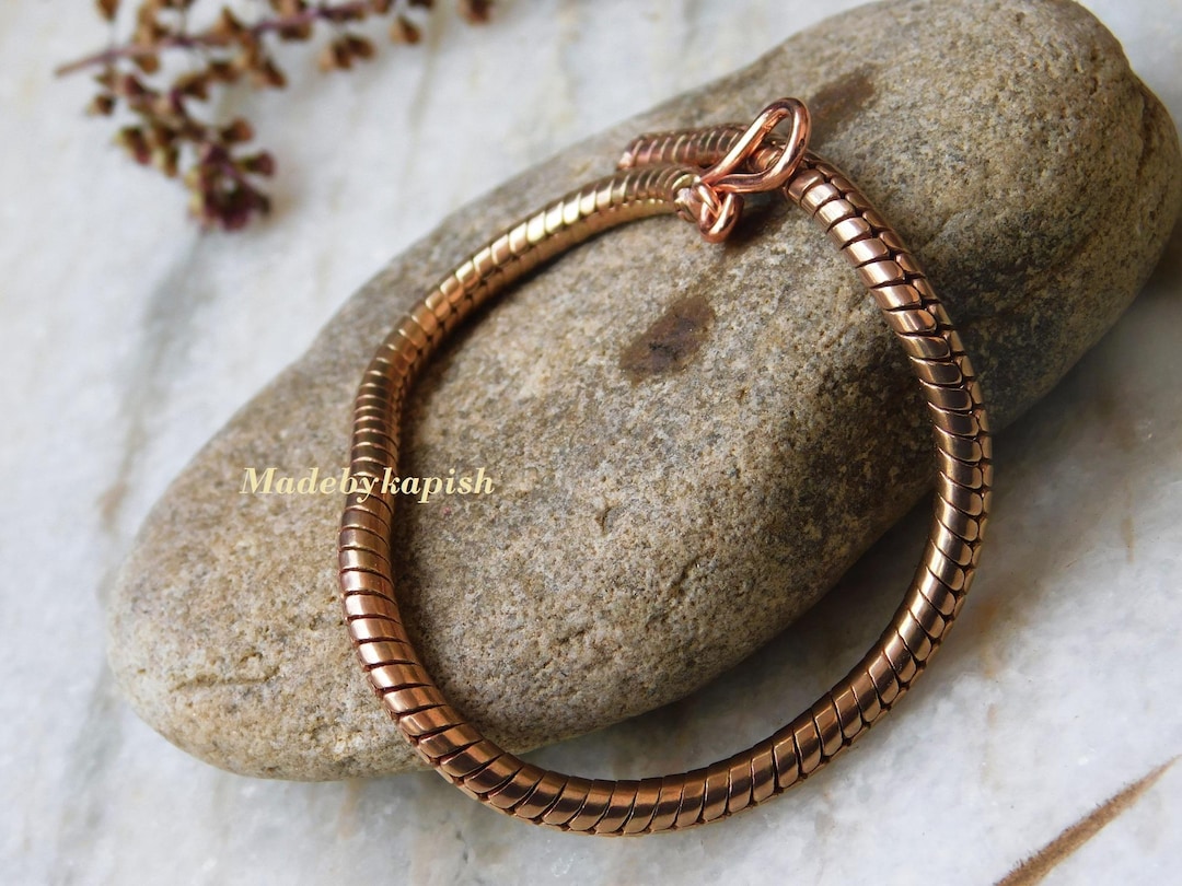Pure Copper Rope Chain Bracelet - Arthritis Relief Jewelry - Etsy