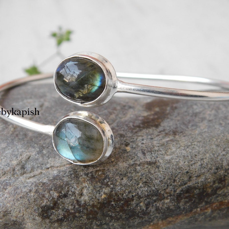 Stone Bangles - Etsy