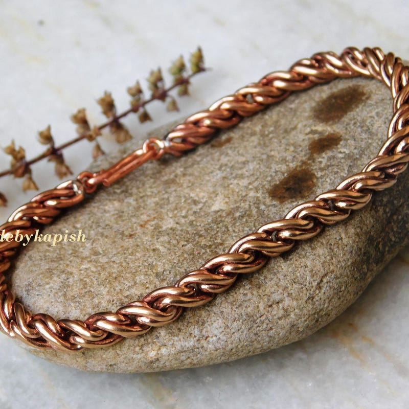 Copper Braclets - Etsy