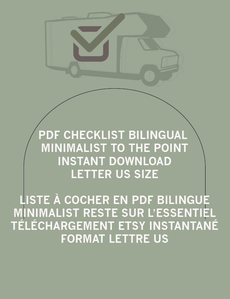 Before Leaving Your Camp Site Checklist in and Out PDF. - Etsy